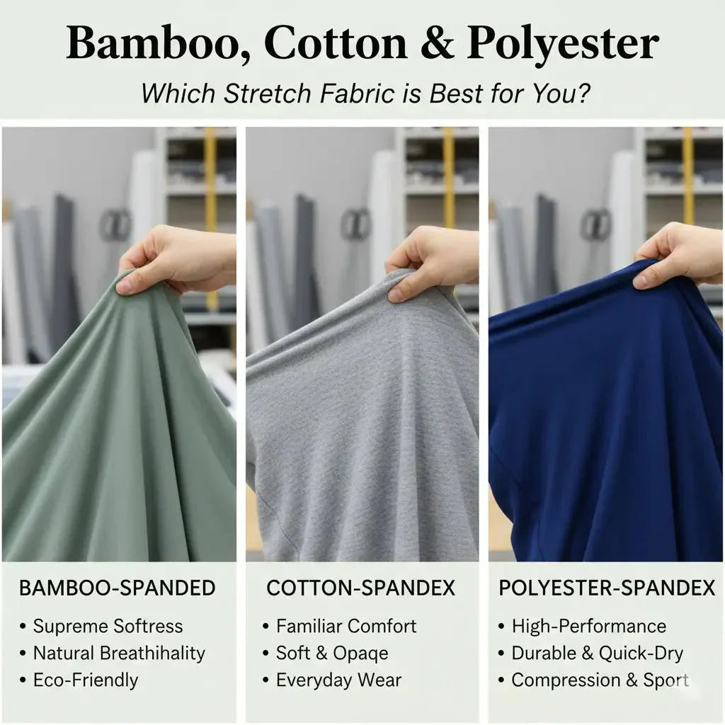 Bamboo Stretch Fabrics: Softness, Breathability & Use Cases – Spandexbyyard
