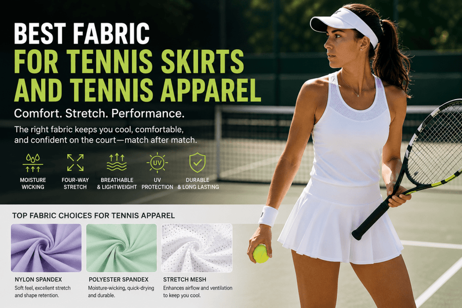 Best Fabric for Tennis Skirts and Tennis Apparel | Complete Fabric Gui ...