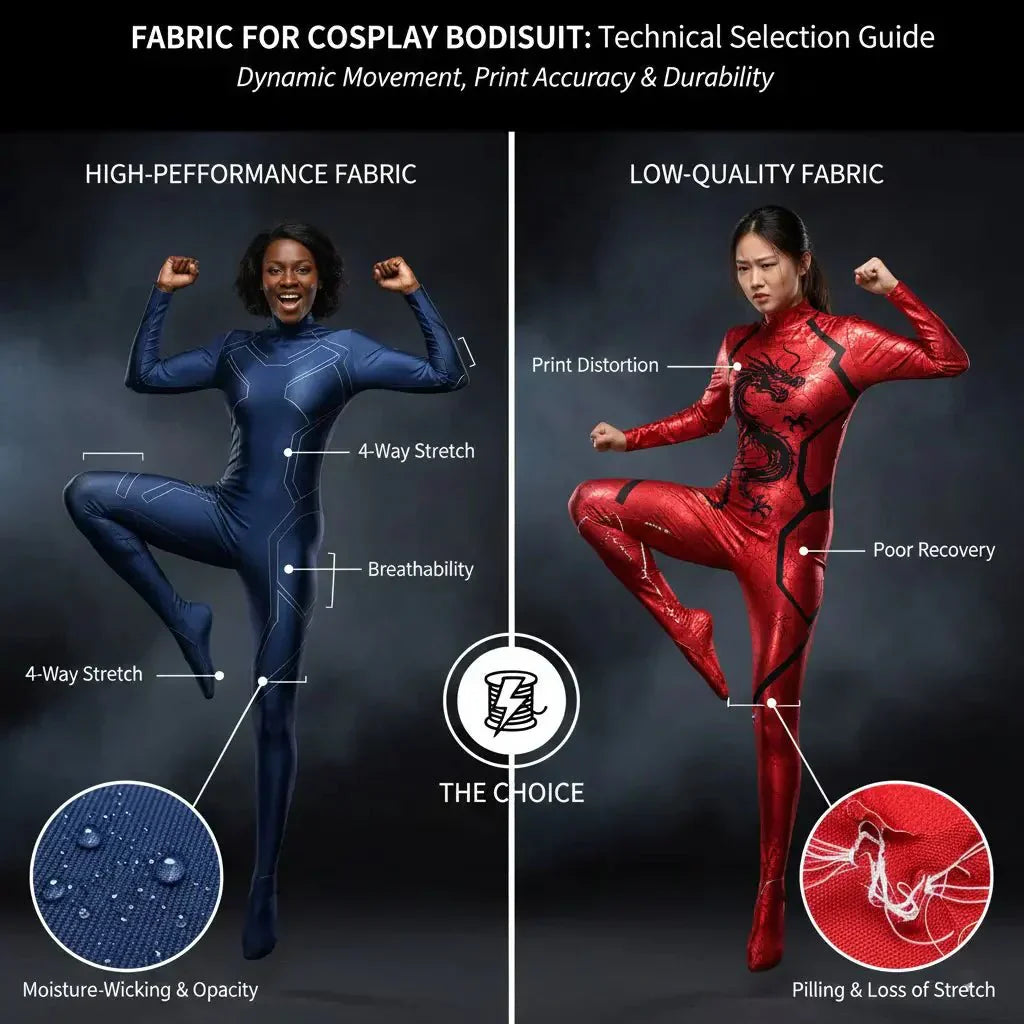 Fabric for Cosplay Bodysuit: Technical Selection Guide – Spandexbyyard
