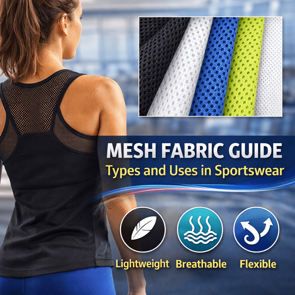 Mesh Fabric Guide: Types and Uses in Sportswear – Spandexbyyard