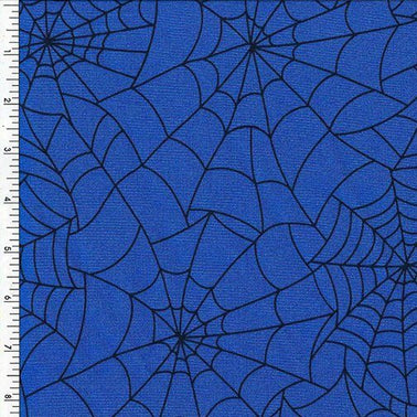 P-F78-SPIDER Halloween Web Spiderweb Printed Spandex – Ideal for ...