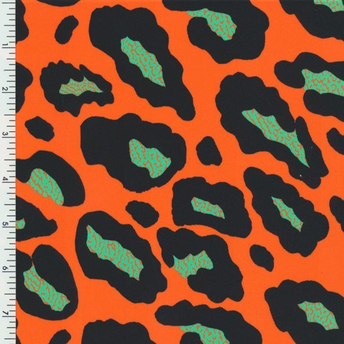 SP-NP2799 Funny Spots ORANG Nylon Spandex Digitally Wet Print ...